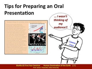 TIPS: Preparing slides for an oral presentation | PPT