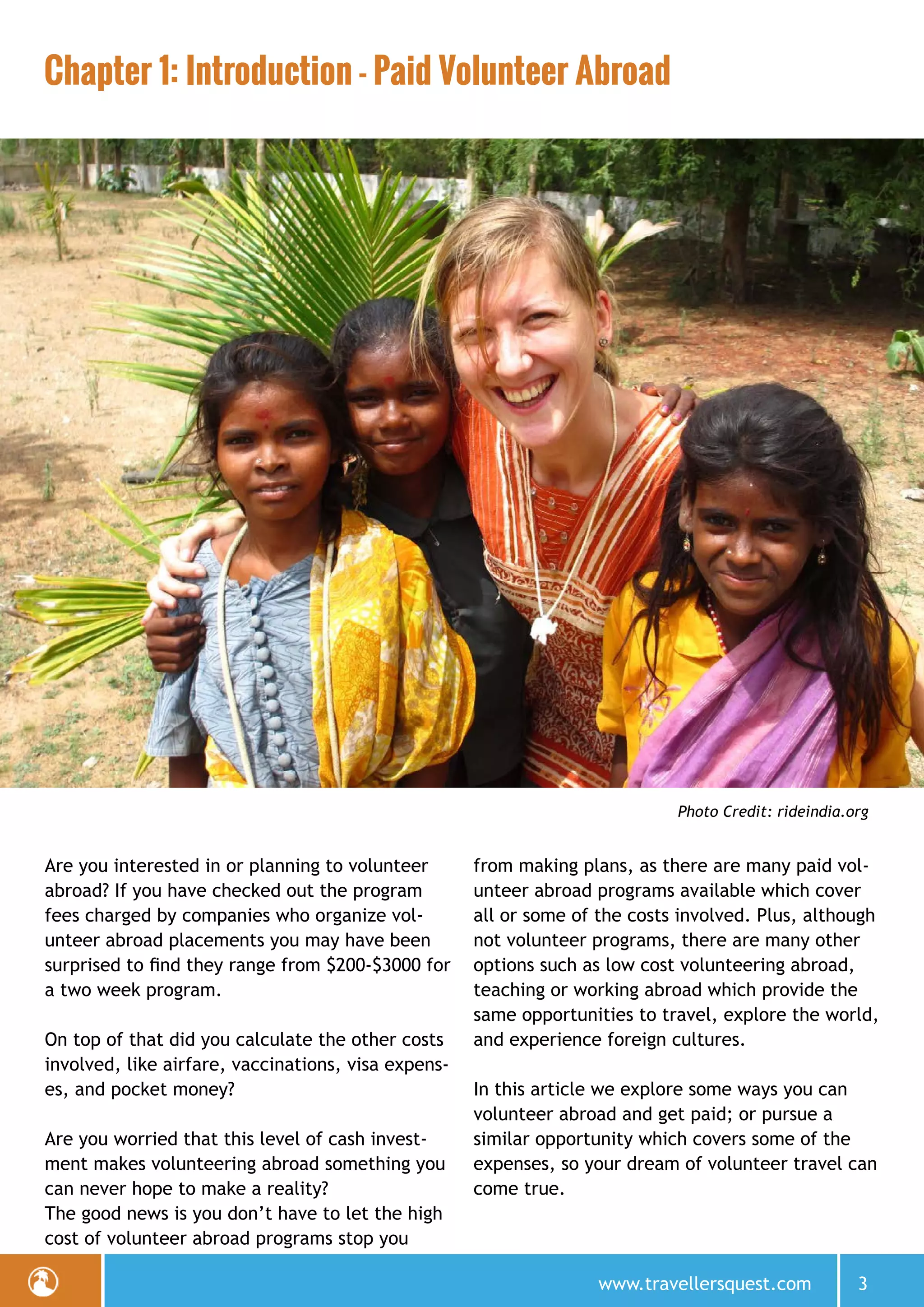 Paid Volunteer Abroad Guide | PDF