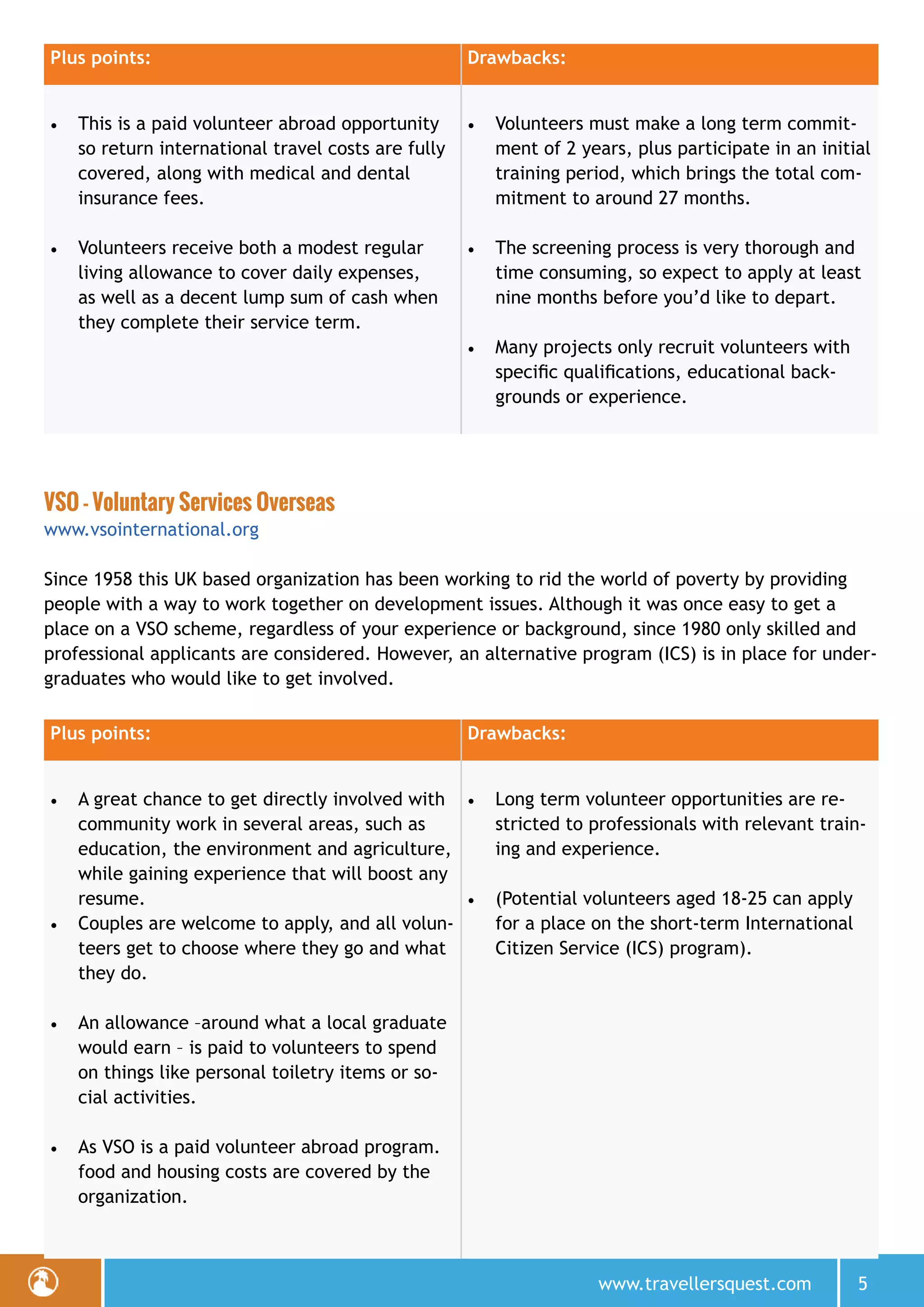 Paid Volunteer Abroad Guide | PDF