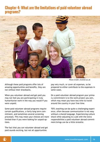 Paid Volunteer Abroad Guide | PDF