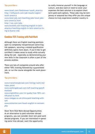 Paid Volunteer Abroad Guide | PDF