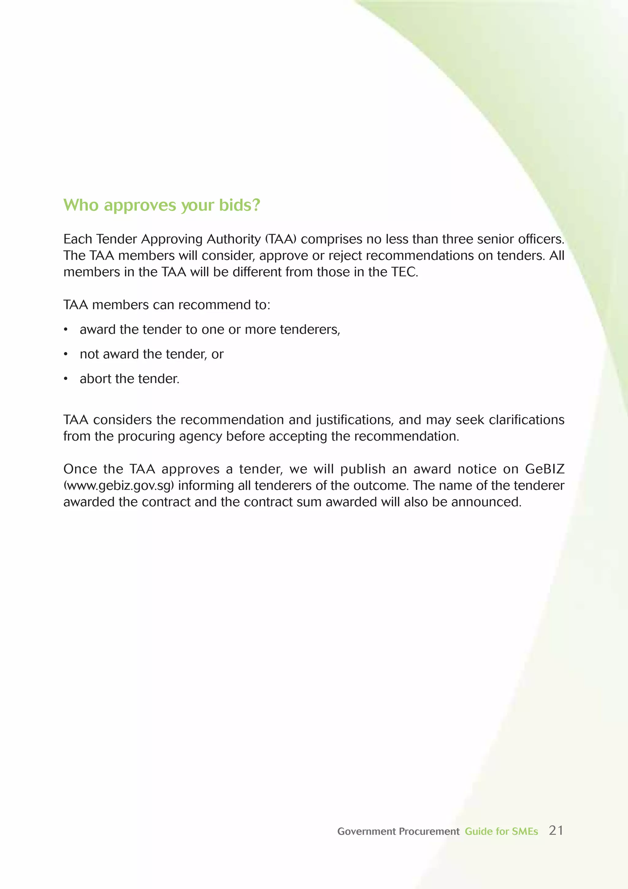 Guidebook Government Procurement Guide For SMEs | PDF