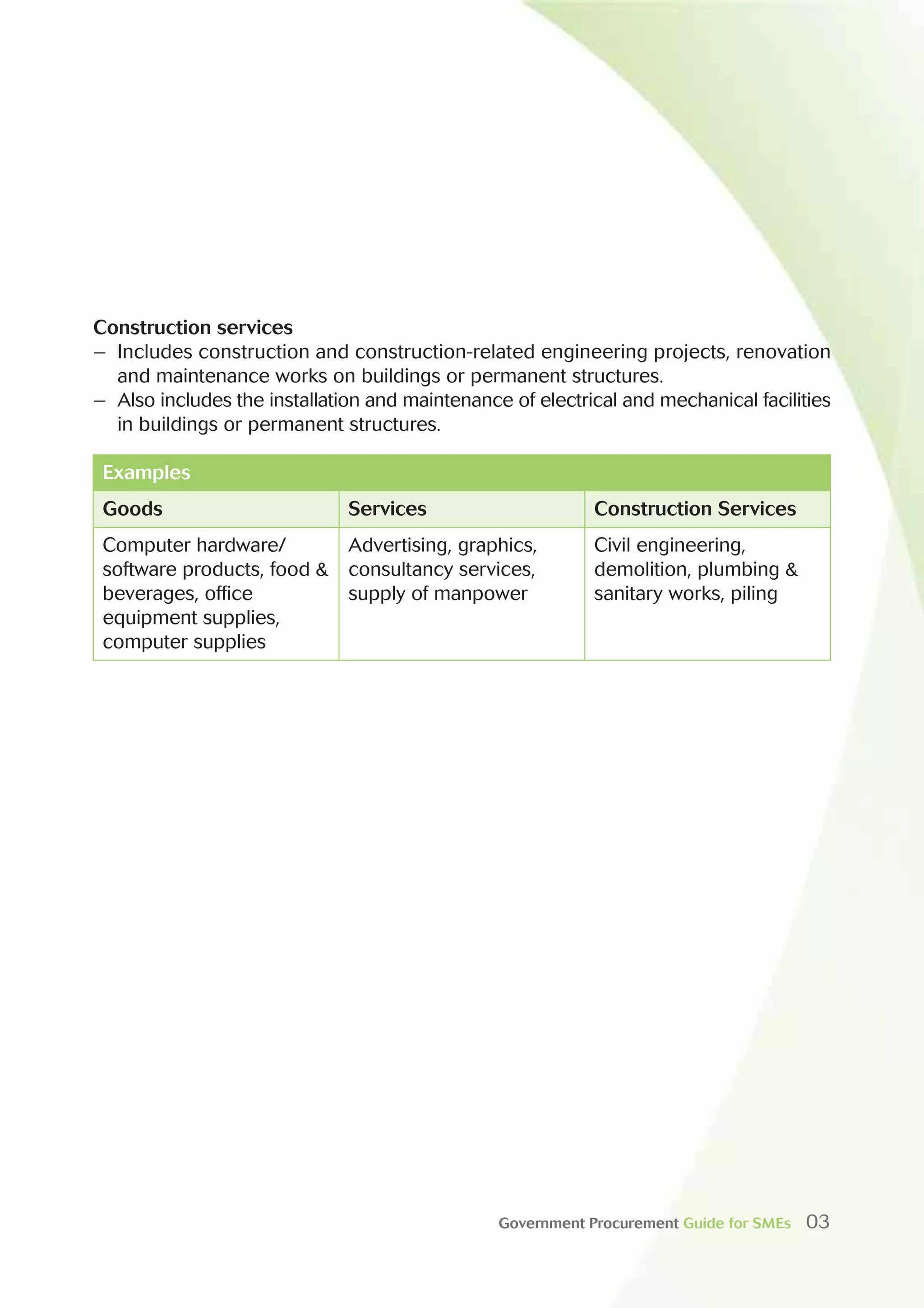 Guidebook Government Procurement Guide For SMEs | PDF