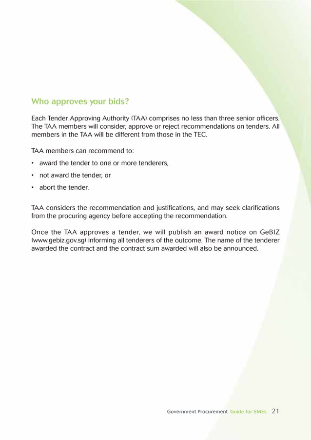 Guidebook Government Procurement Guide For SMEs | PDF
