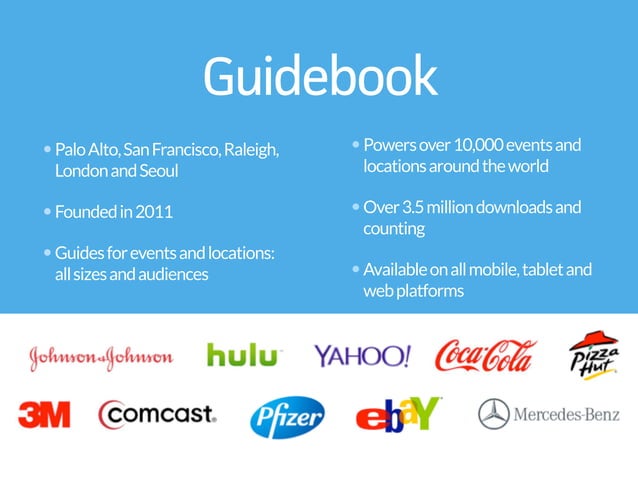 Guidebook Interactive Feature Tour | PDF
