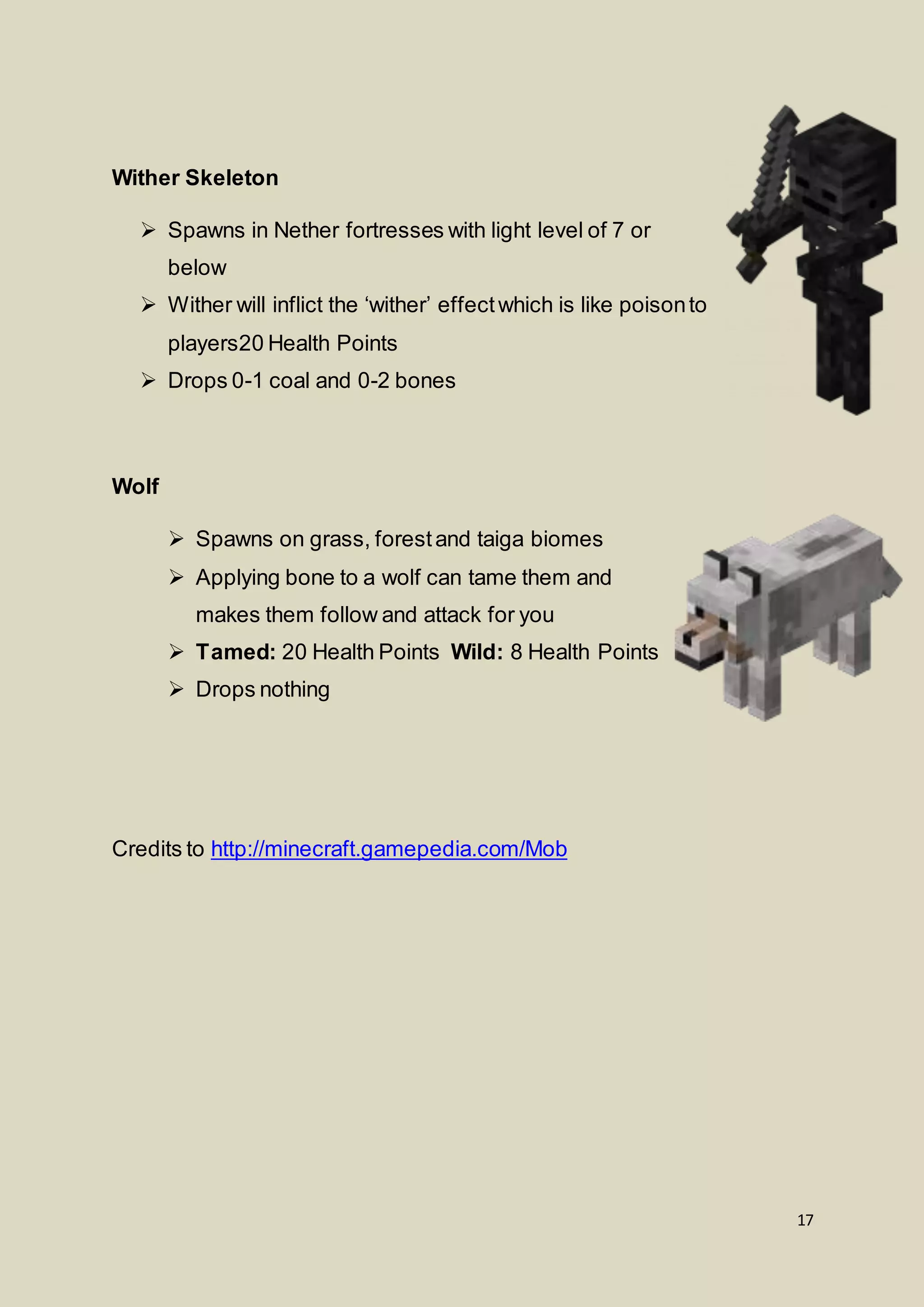 Minecraft Guidebook | DOCX