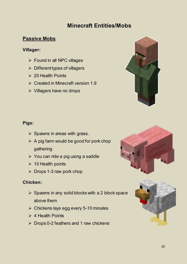 Minecraft Guidebook | DOCX