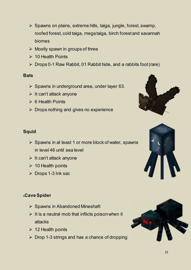 Minecraft Guidebook | PDF