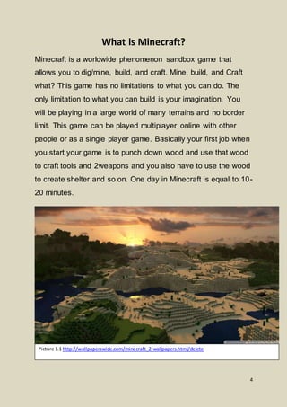 Minecraft Guidebook | DOCX