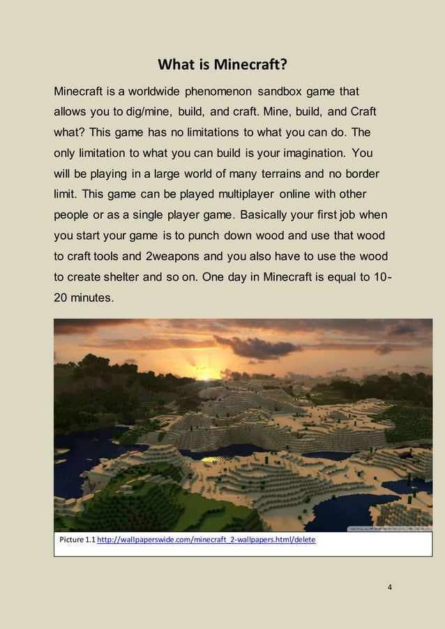 Minecraft Guidebook | DOCX