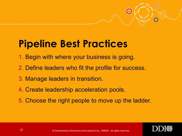 Optimizing Your Leadership Pipeline Optimizing Your Leadership Pipeline