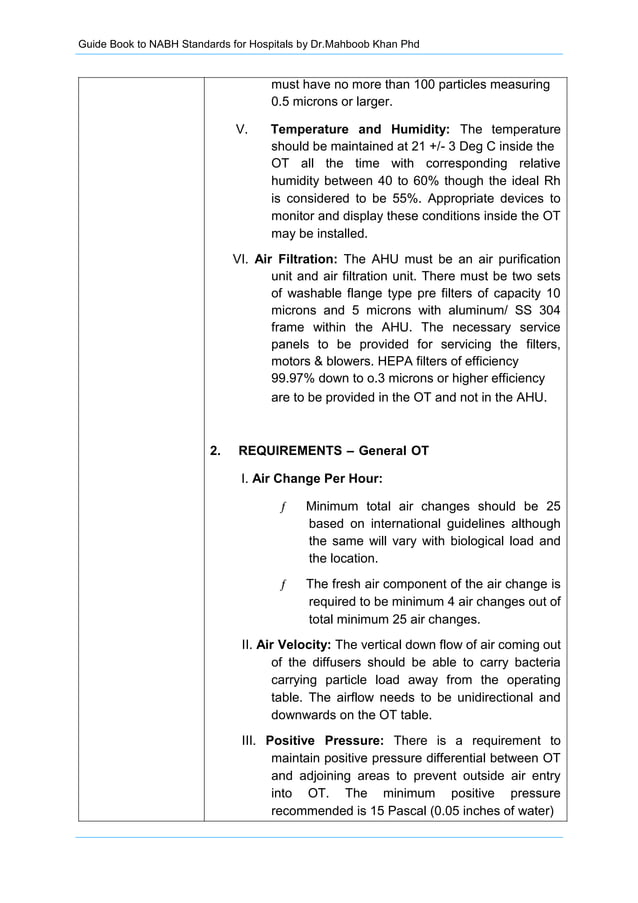 Guide Book to NABH Standards for Hospitals by Dr.Mahboob Khan Phd | PDF