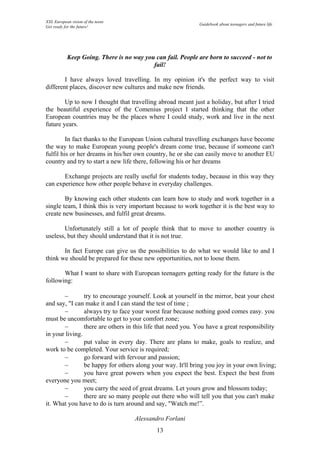 Guidebook about teenagers and future life | PDF