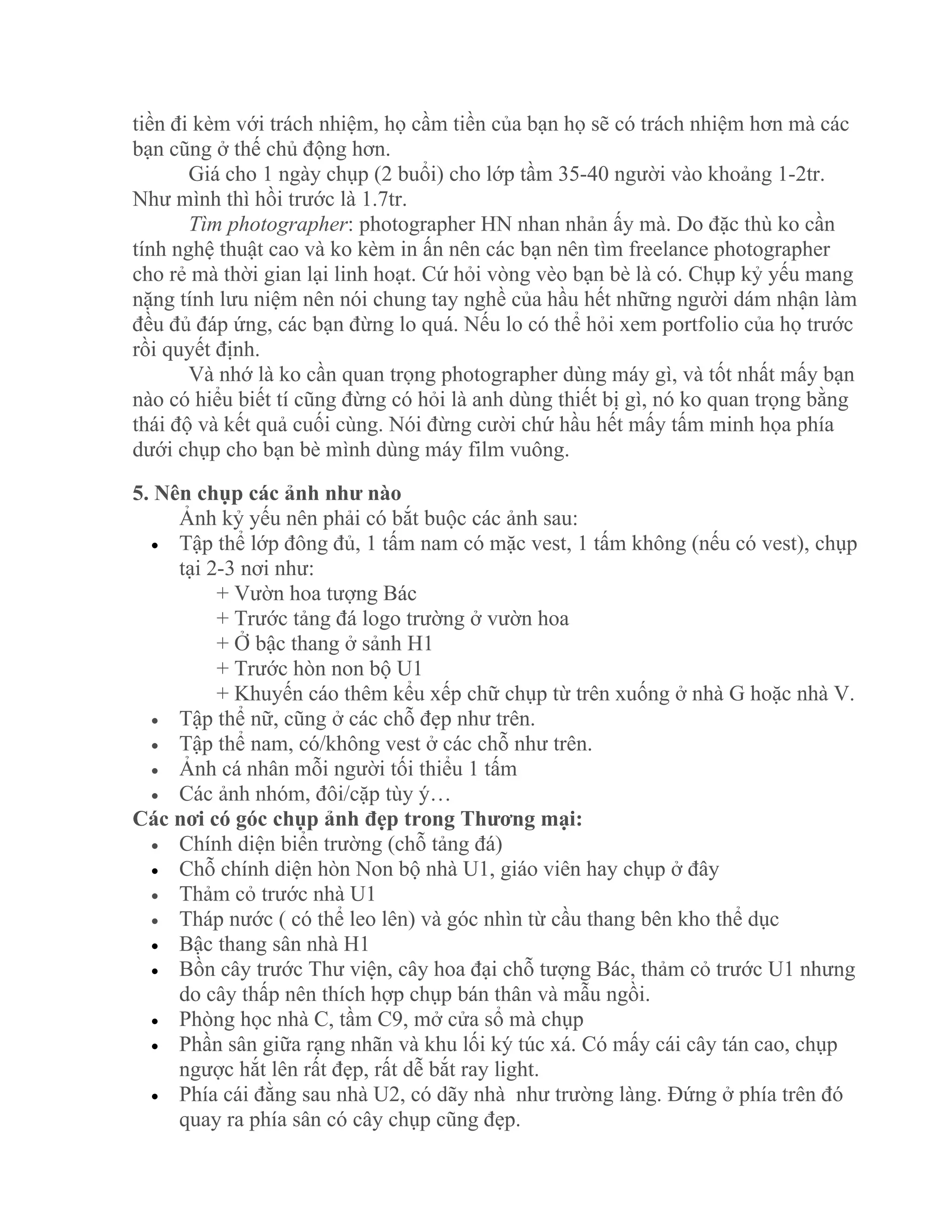 Guide chup anh ky yeu cuoi khoa | DOC