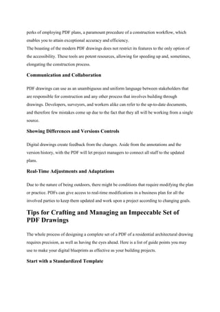 Guide Complete Set of Residential Architectural Drawings PDF | PDF