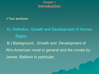 Research Design/Outline on James Baldwin | PPT