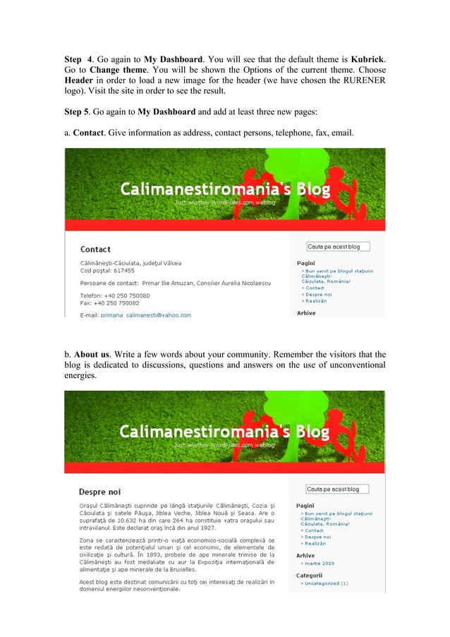 Guide create community_blog | PDF