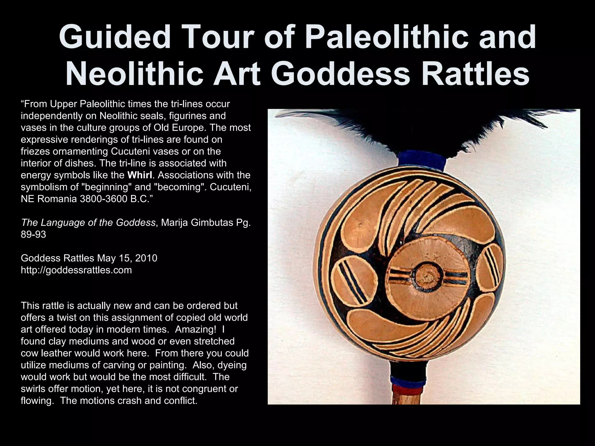 Guided Tour Of Paleolithic And Neolithic Art Goddess | PPT