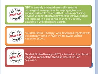 guided biofilm device.pptx periodontology | PPTX