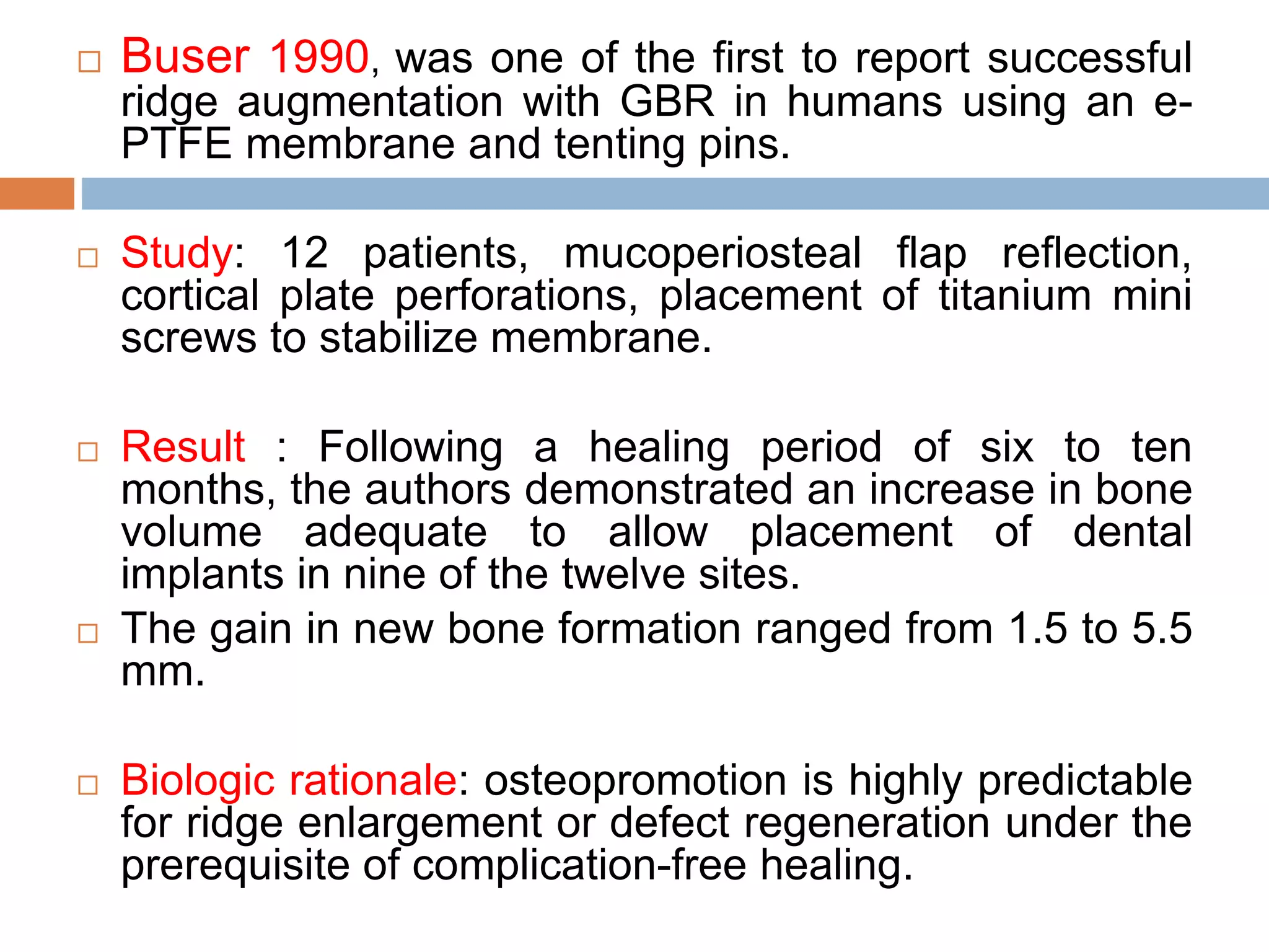 Guided bone regeneration | PPTX