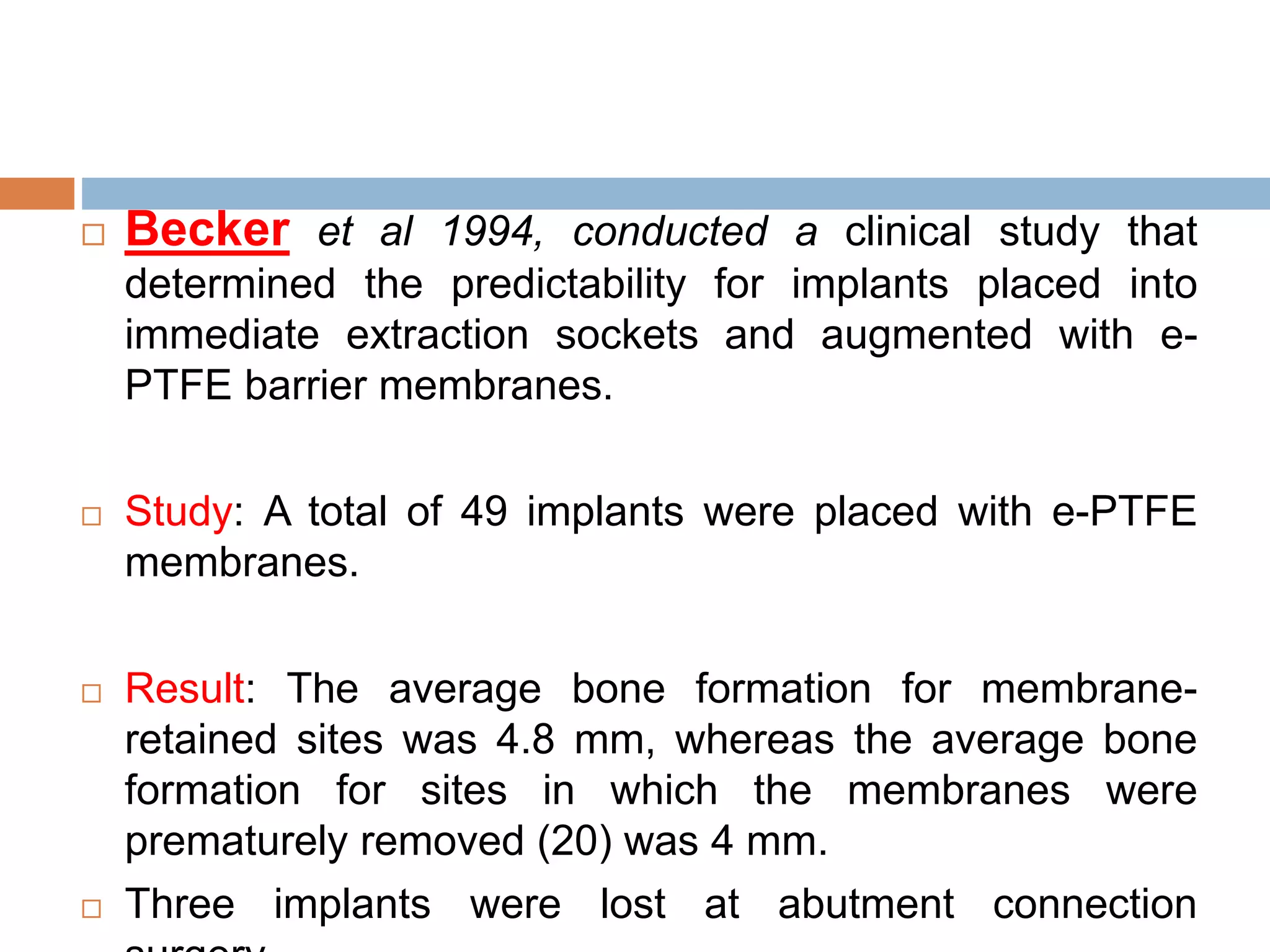 Guided bone regeneration | PPTX