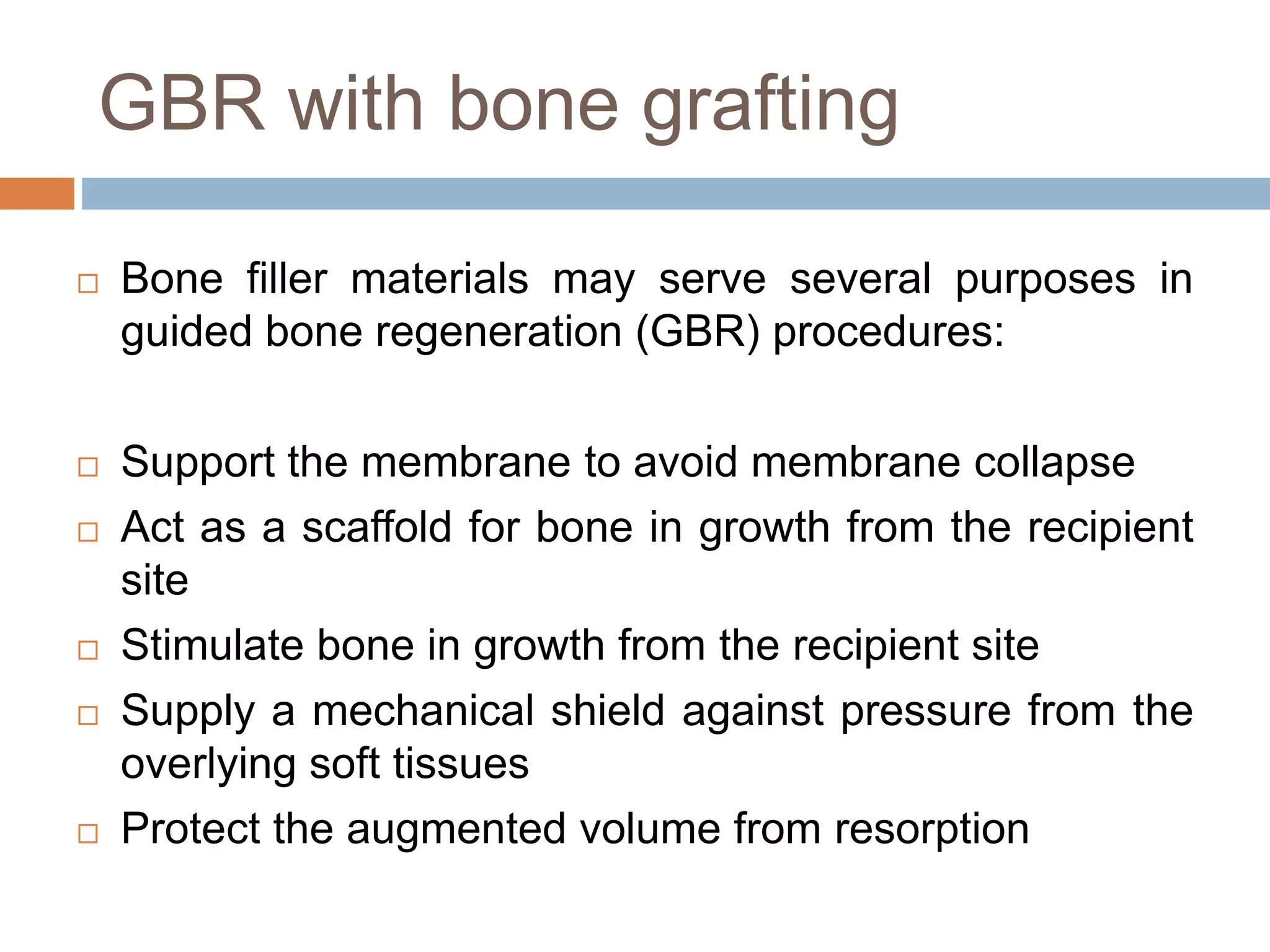 Guided bone regeneration | PPTX