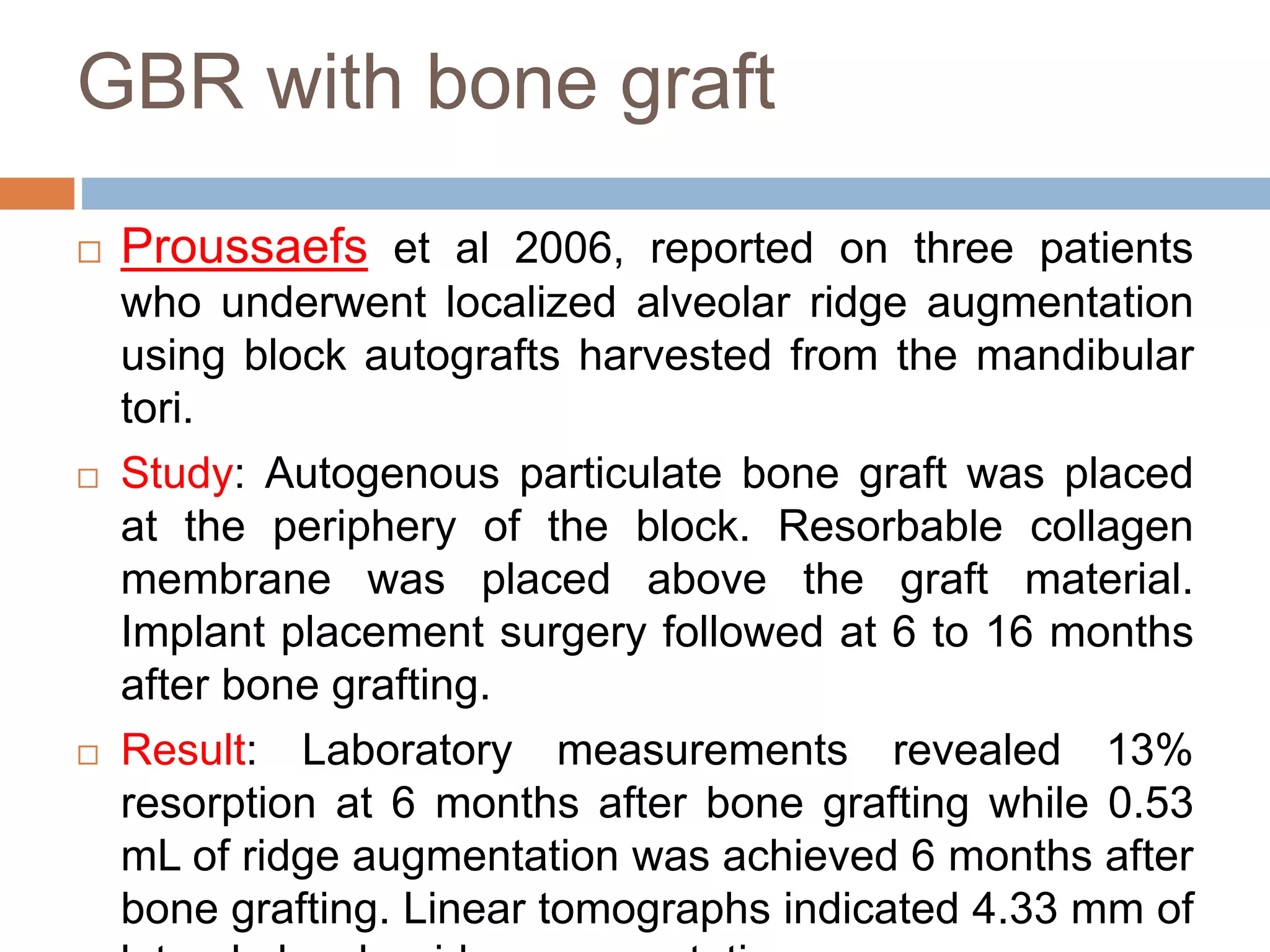 Guided bone regeneration | PPTX