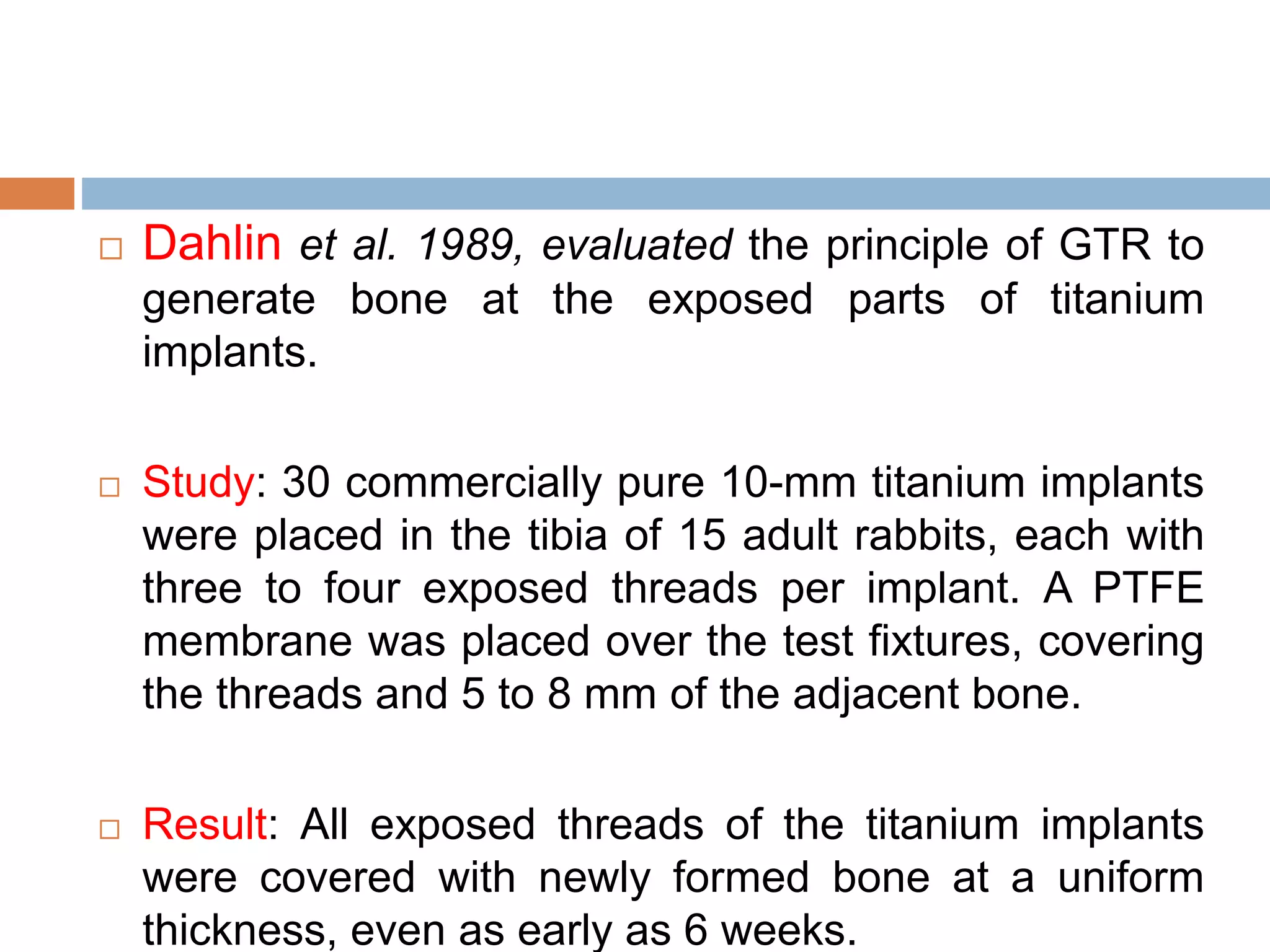 Guided bone regeneration | PPTX