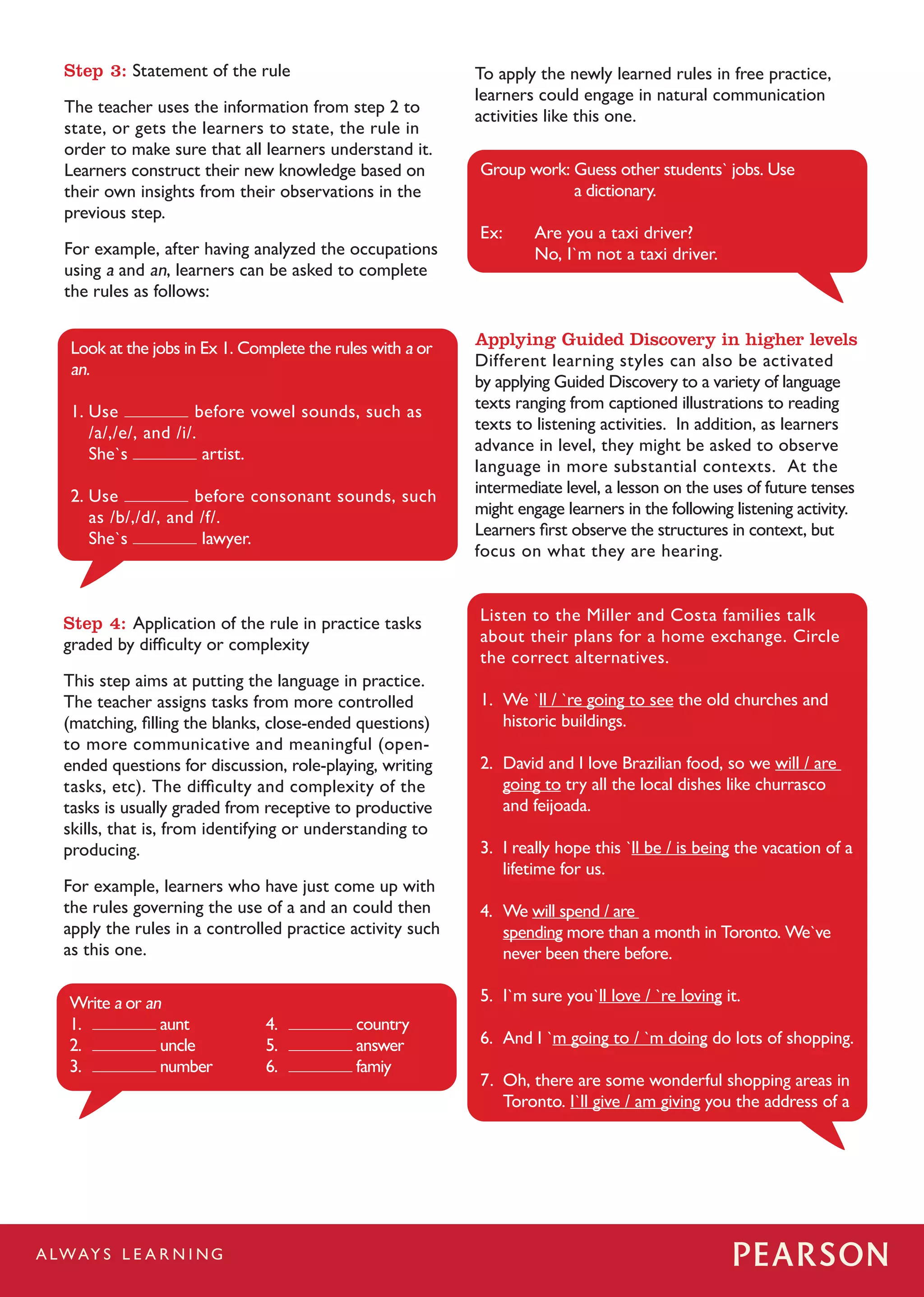 Guided Discovery for Language Instruction | PDF