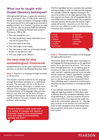 Guided Discovery for Language Instruction | PDF