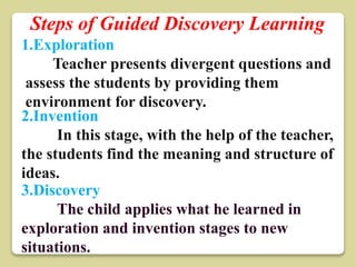 Guided discovery method | PPTX