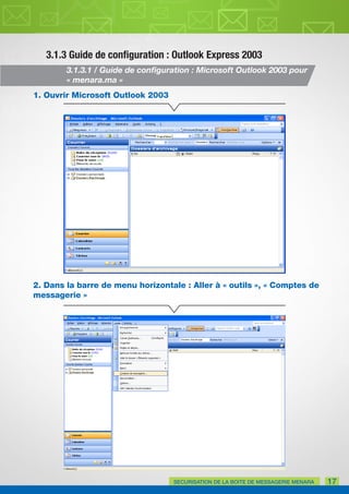 Guide paramétrage client messagerie internet Maroc Telecom | PDF