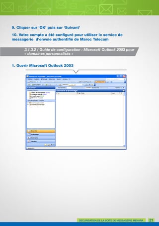 Guide paramétrage client messagerie internet Maroc Telecom | PDF