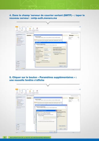 Guide paramétrage client messagerie internet Maroc Telecom | PDF