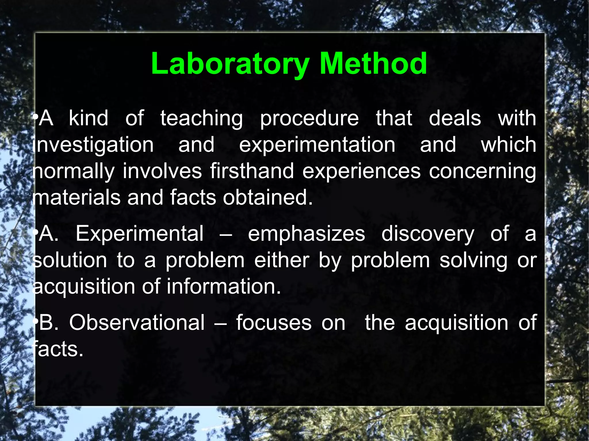 Guided exploratory approach | ODP