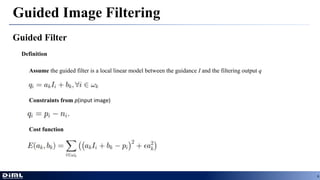 Guided image filter | PPTX