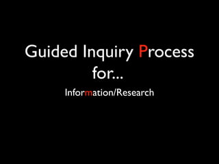 Guided Inquiry | PPT