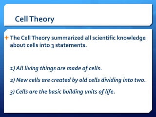 Introduction to Cells | PPTX