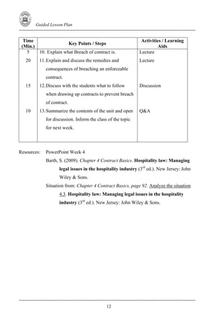 Guided lesson plan law | PDF