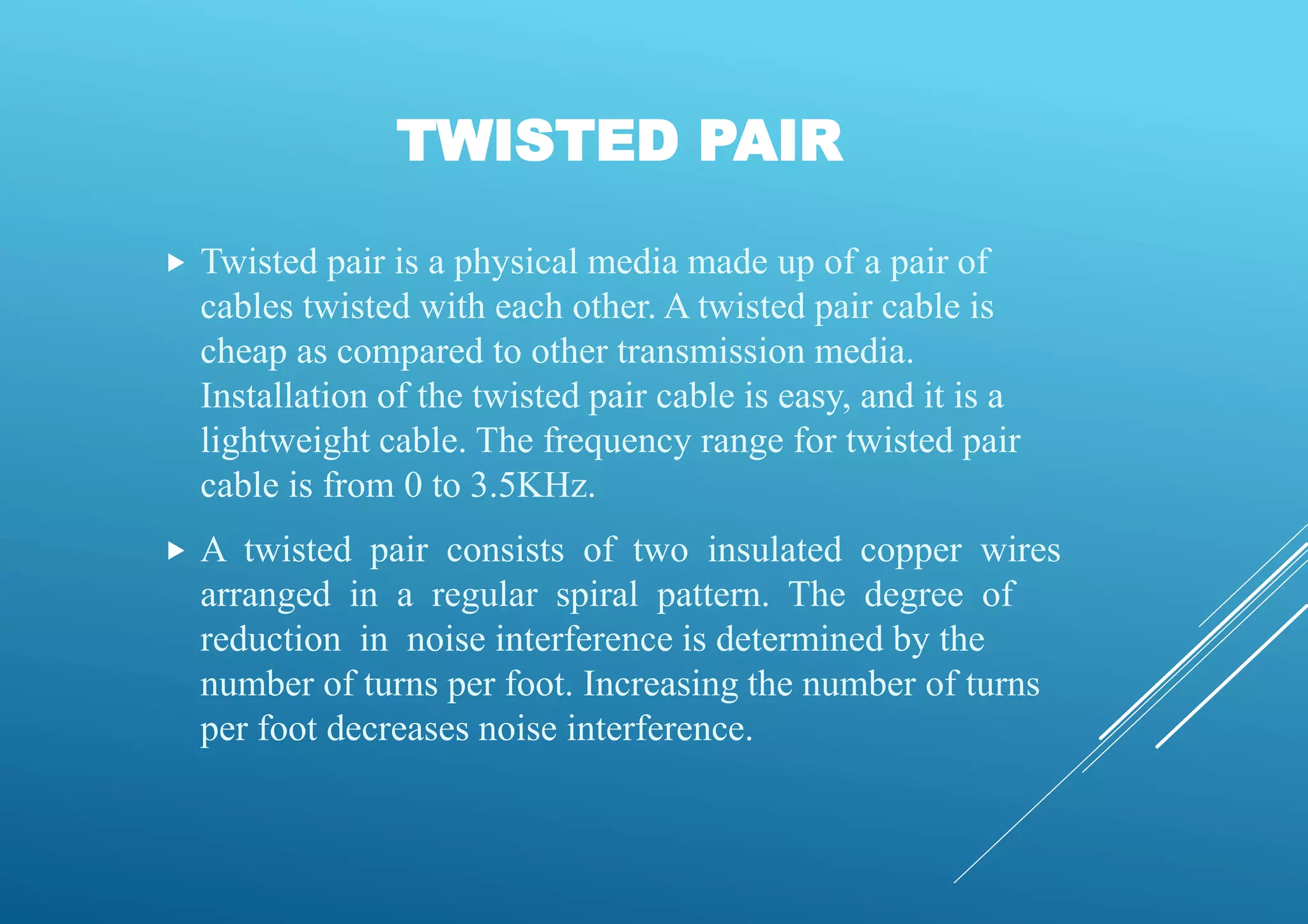 Guided media Transmission Media | PPT