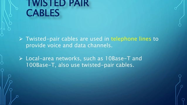 GUIDED MEDIA.pptx | Computer Networking | Computing