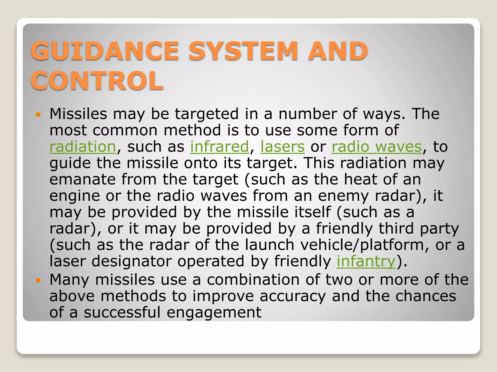 Guided missile | PPTX