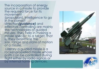 Guided missiles | PPTX