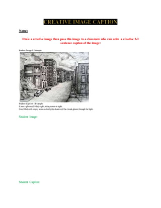 Guided notes for creative writing | DOCX