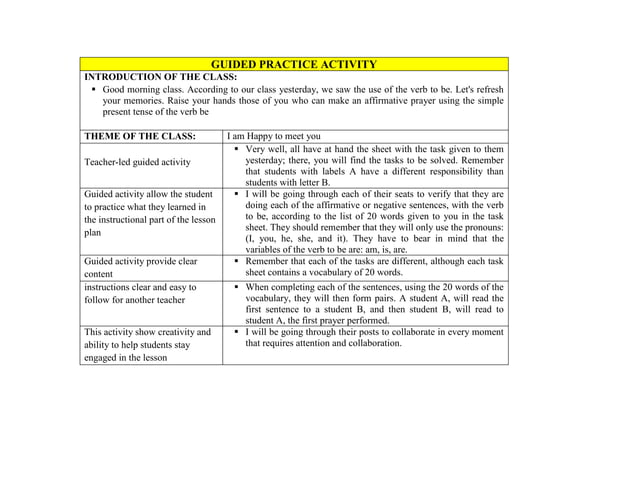 Guided practice activity | PDF | Homework and Study | Education