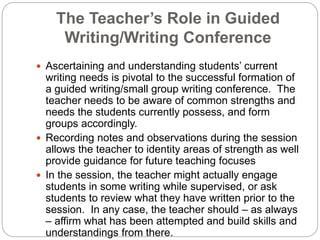 Guided practice and conferring | PPTX