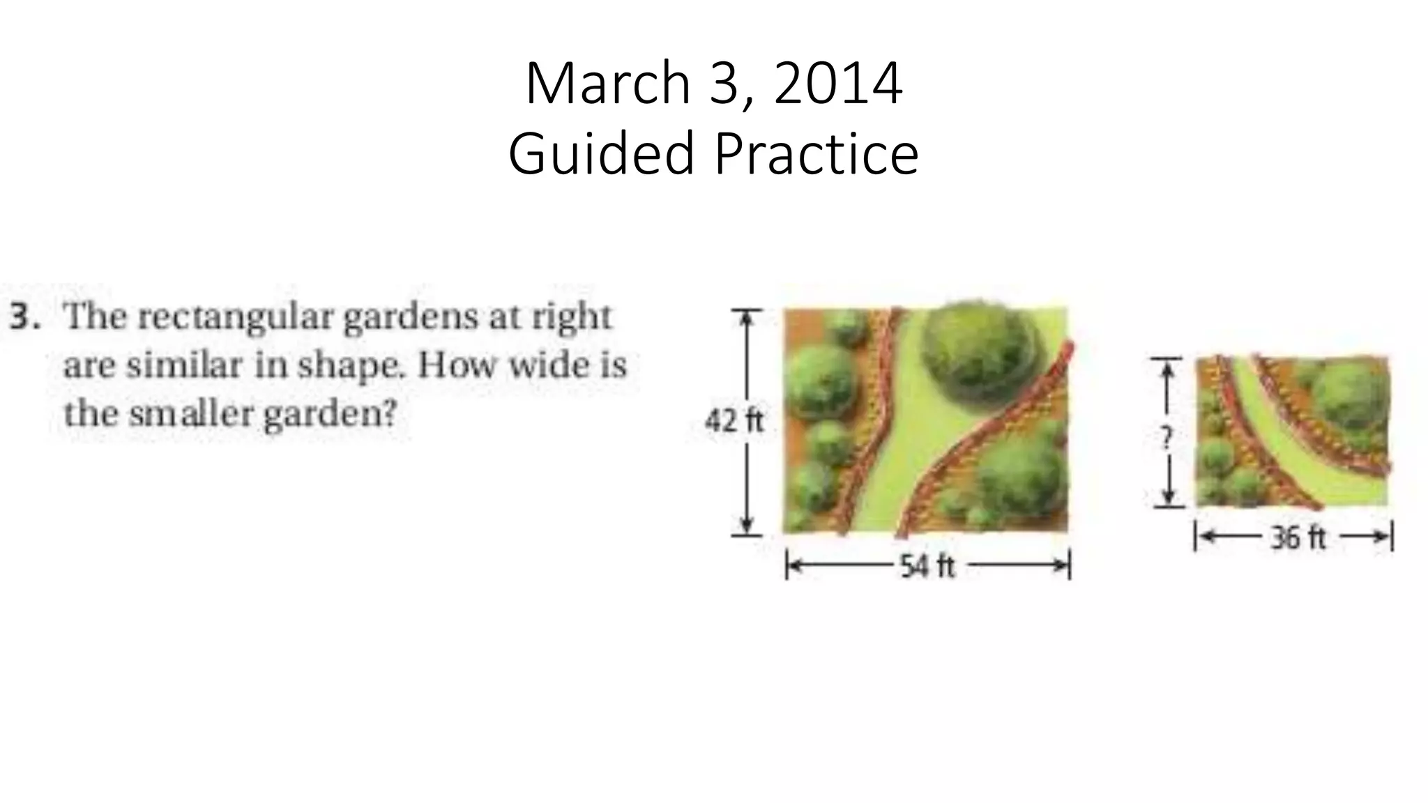 Guided practice similar figures | PPT
