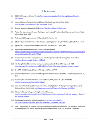 Informing Program Performance with Programmatic and Technical Risk | PDF