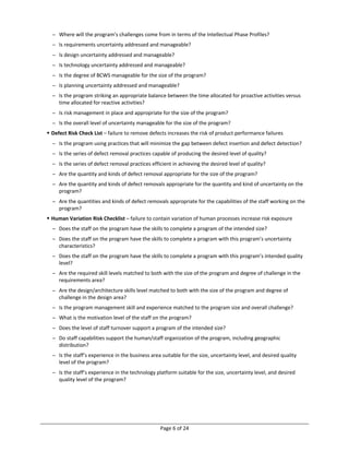 Informing Program Performance with Programmatic and Technical Risk | PDF