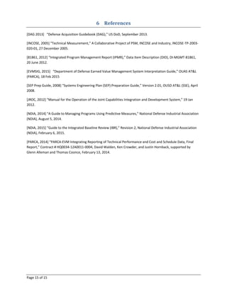 Informing Program Performance with Technical Performance Measures (TPMs) | PDF